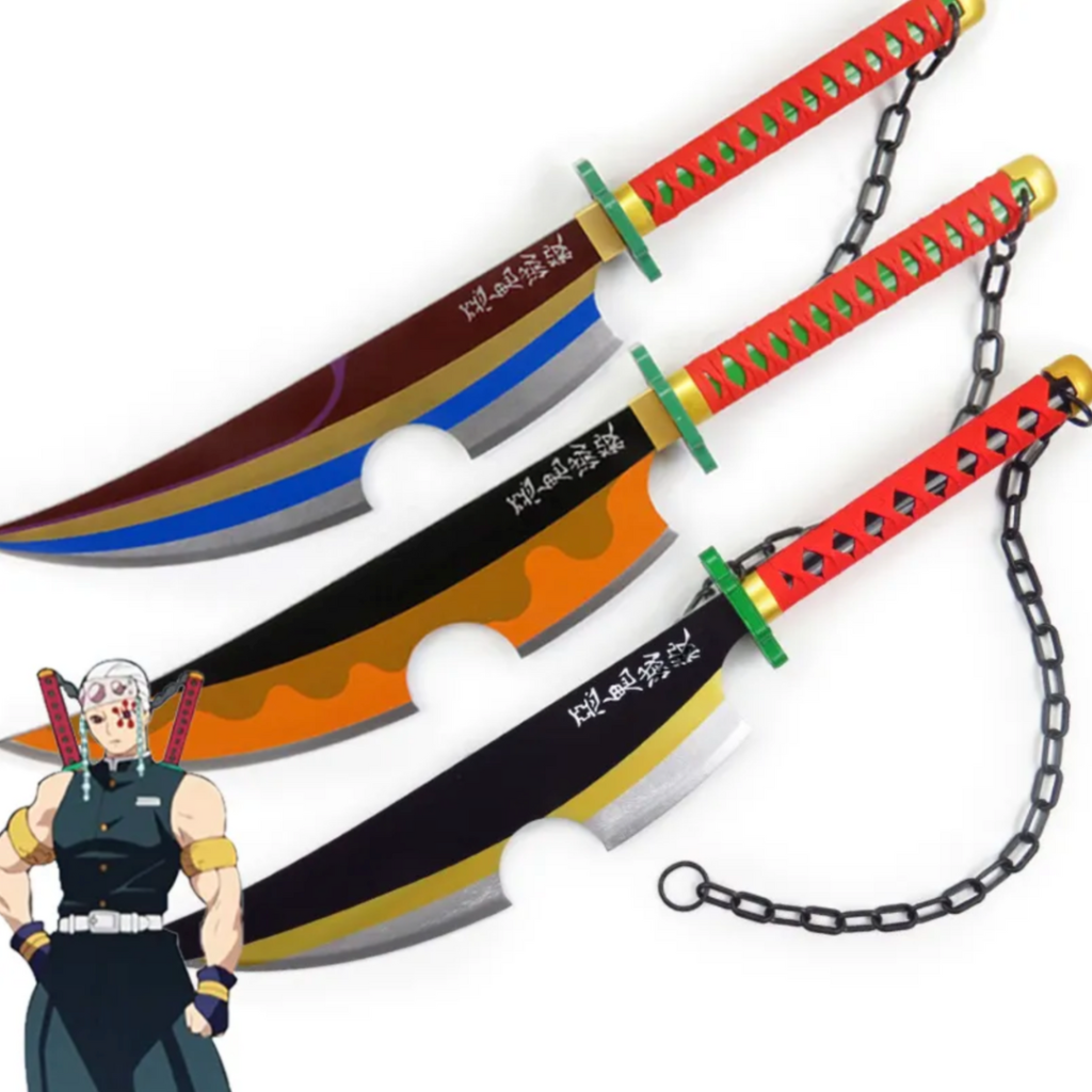 Life Size Katana with Stand | Tengen Uzui | Demon Slayer