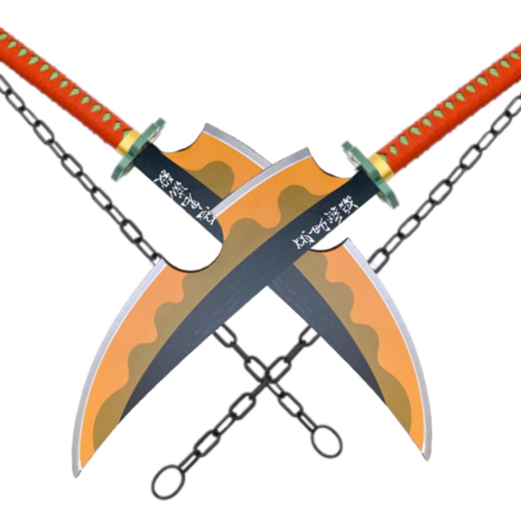 Life Size Katana with Stand | Tengen Uzui | Demon Slayer